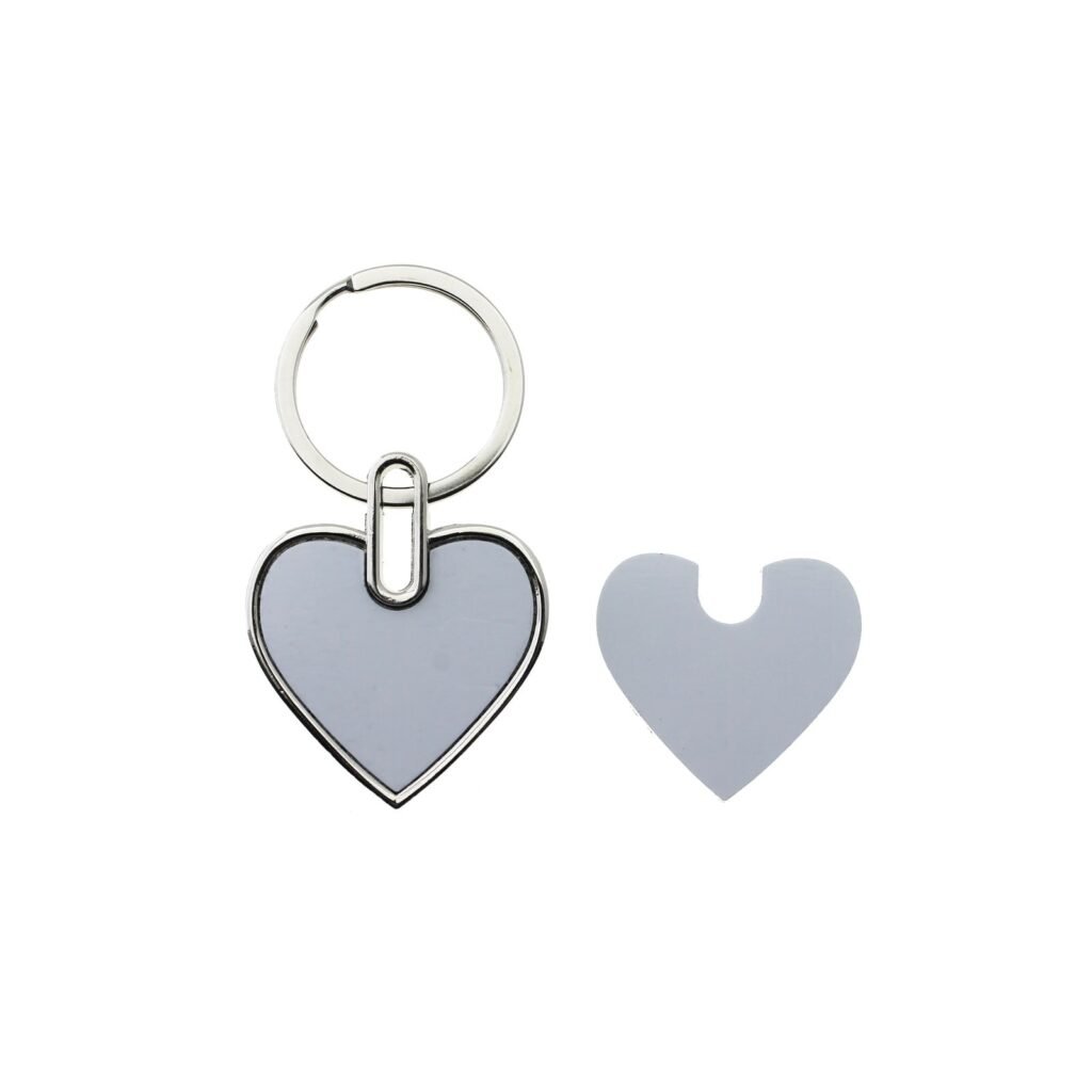 Llavero metal corazón doble cara - Kood - Personalización